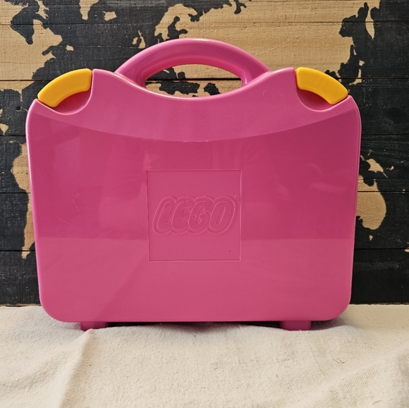 Lego | Toys | Lego Girls Pink Suitcase Carrying Case With Legos | Poshmark